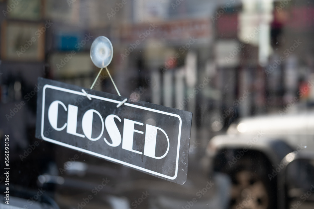 Closed shop sign Stock Photo | Adobe Stock