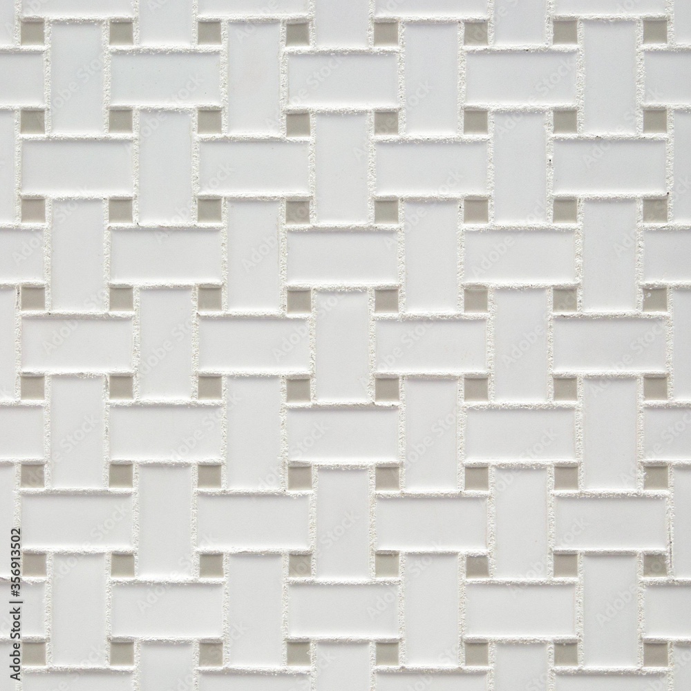 Basket weave porcelain mosaic tile texture with matte finish Stock ...