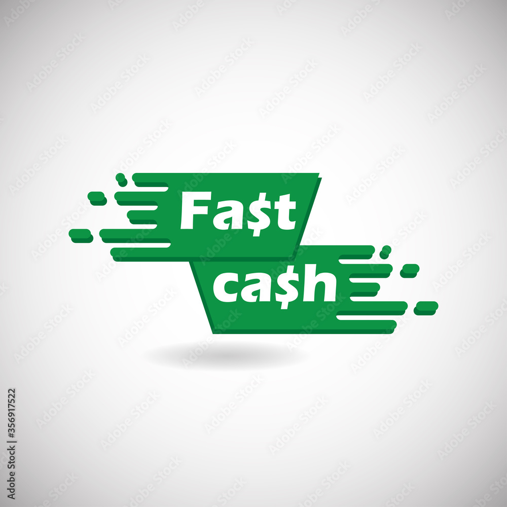 Fast Cash Logo Icon and Logo. Transaction Logo Symbol icon. Vector ...