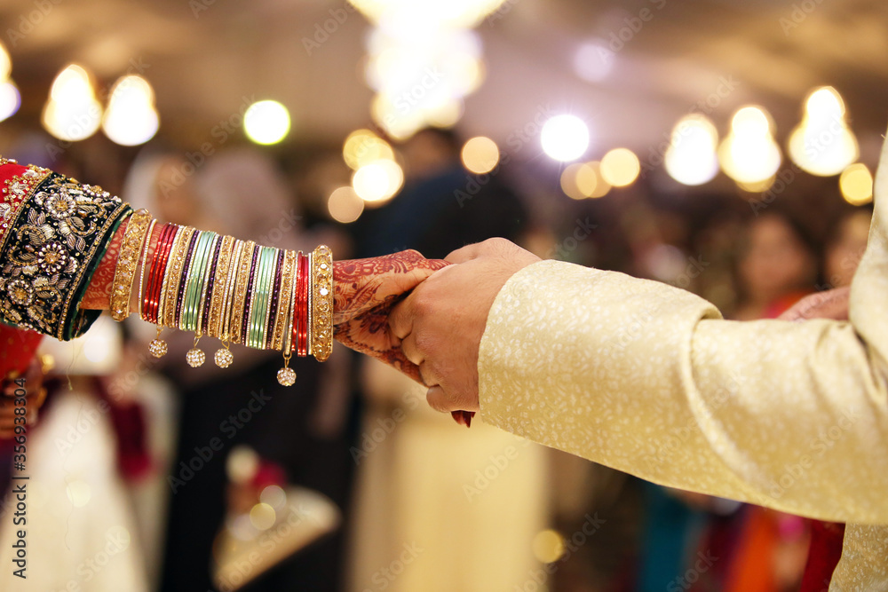 Pakistani Bride And Groom Hands