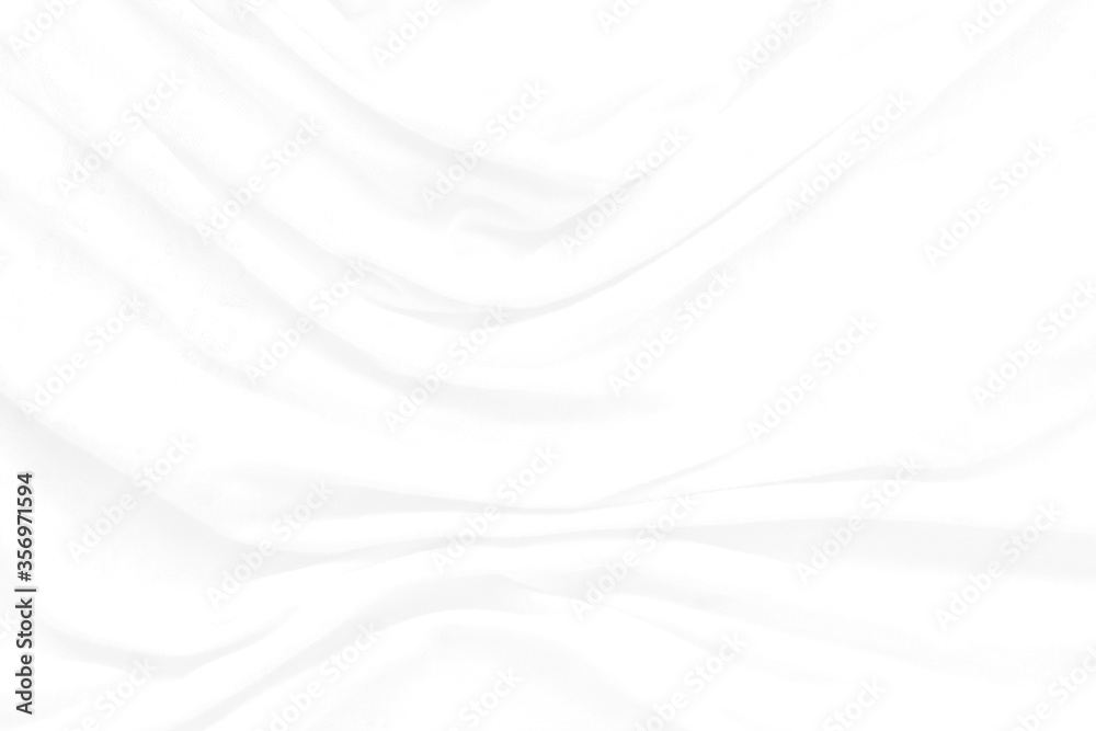 Top view Abstract White cloth background with soft waves. Stock Photo ...