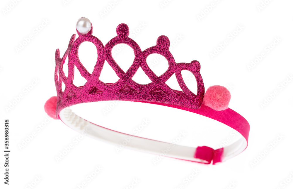 Crown of a princess isolated on white background Stock Photo | Adobe Stock