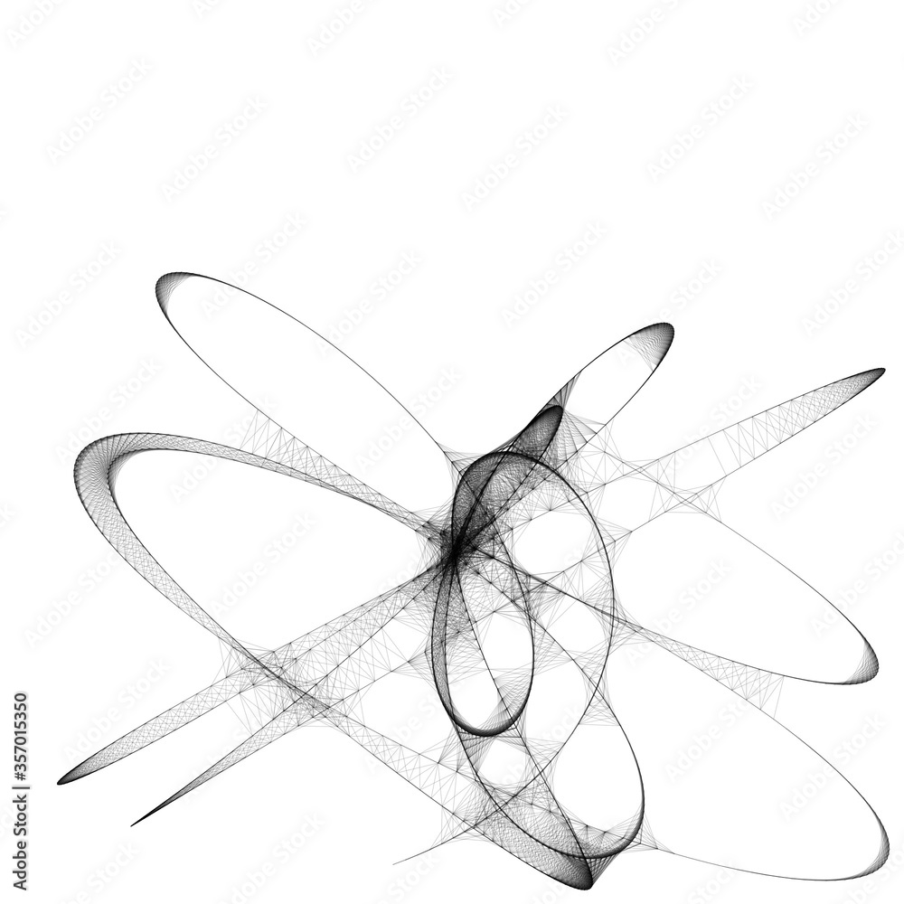 Abstract curve line art sketch illustration Stock Illustration | Adobe ...