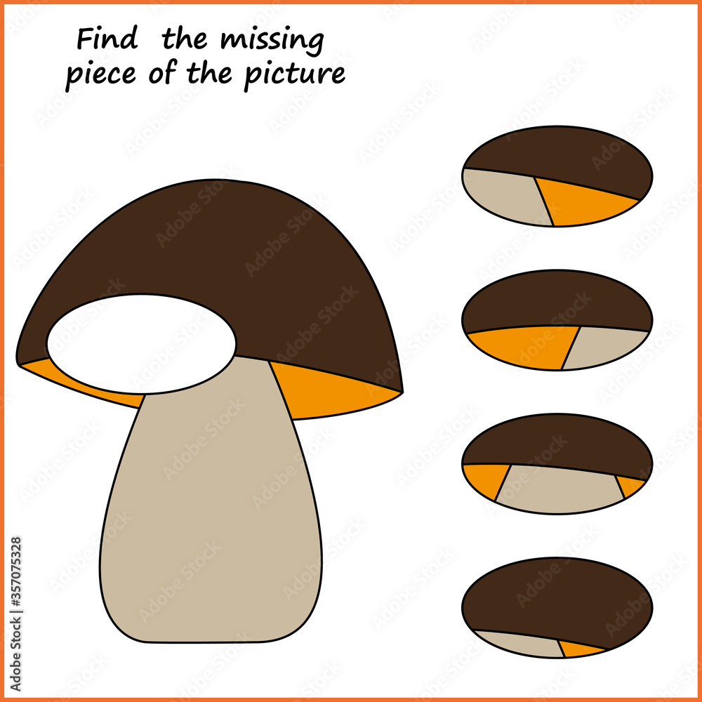 Visual logic puzzle: Find missing piece - Puzzle game for kids ...