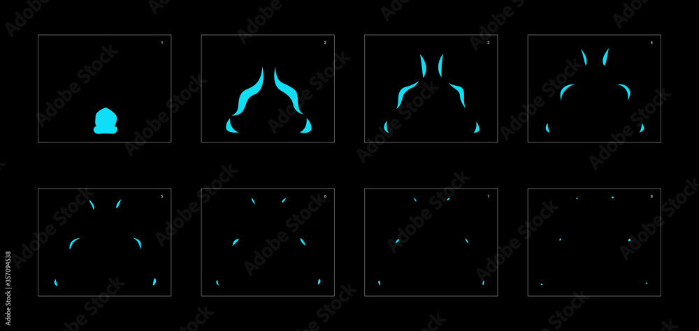 Water explosion effect. Explosion Animation effect. Animation Sprite ...