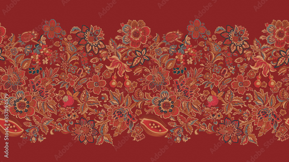 Classic paisley and fine lace pattern, Persian pattern，suitable for ...