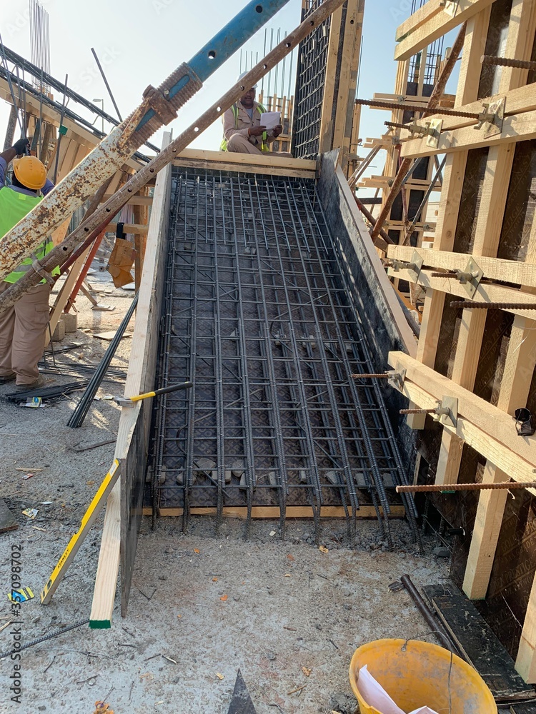 Staircase detailing, stair rebar works, Reinforcement detailing ...