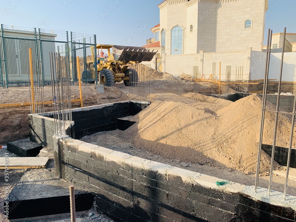 excavation and backfilling, building, construction, house, architecture ...