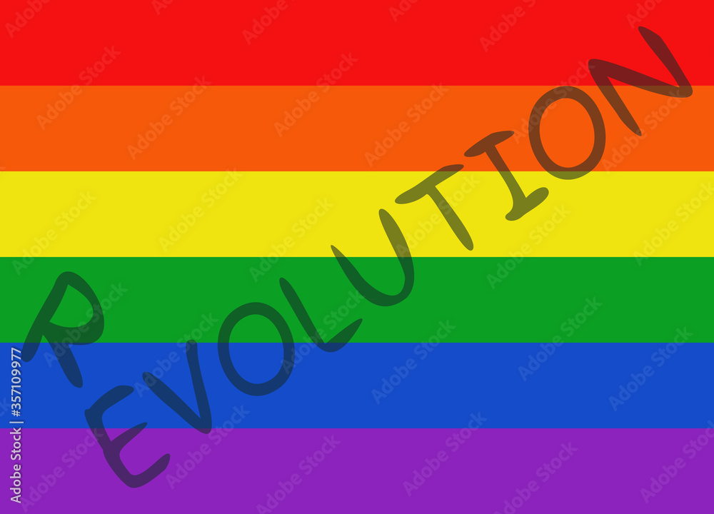 LGBT month LGBTQ pride flag logo Rainbow love concep Human rights and ...