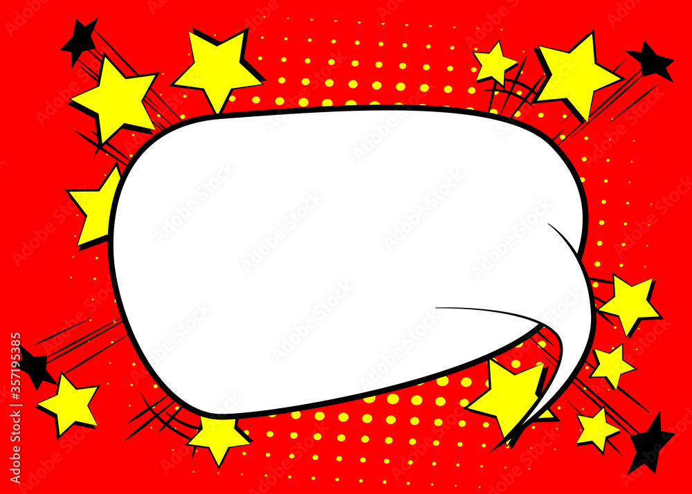 Cartoon design colored background. Comic book backdrop illustration ...