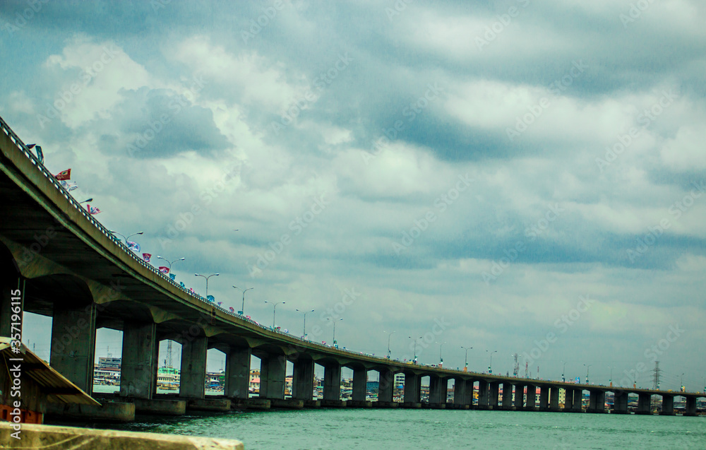 the bridge over the river Stock Photo | Adobe Stock