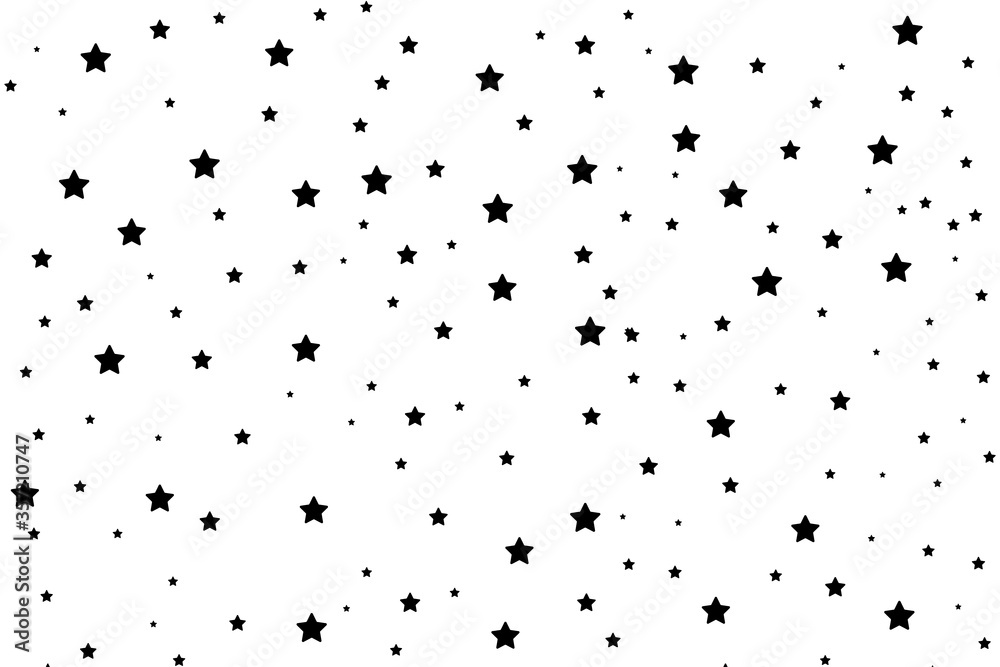 Falling star. Cloud of stars isolated on transparent background. Vector ...