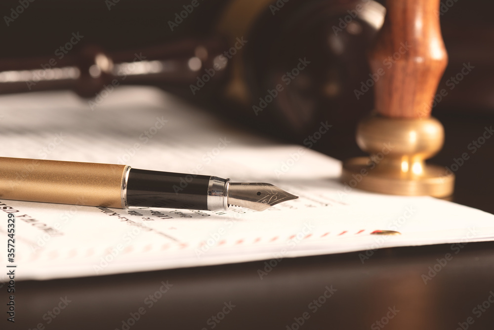 Law, notary, attorney background theme Stock-Foto | Adobe Stock