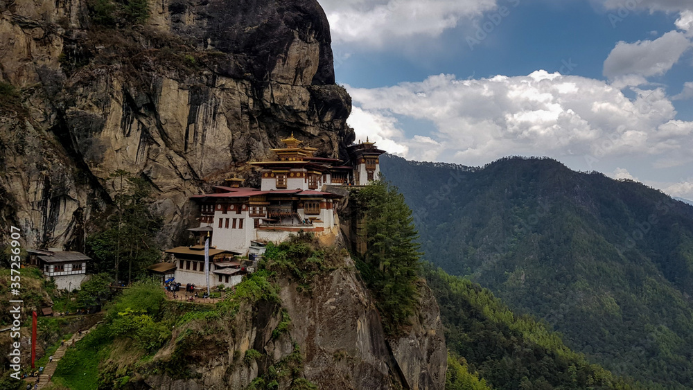 monastry in bhutan Stock Photo | Adobe Stock