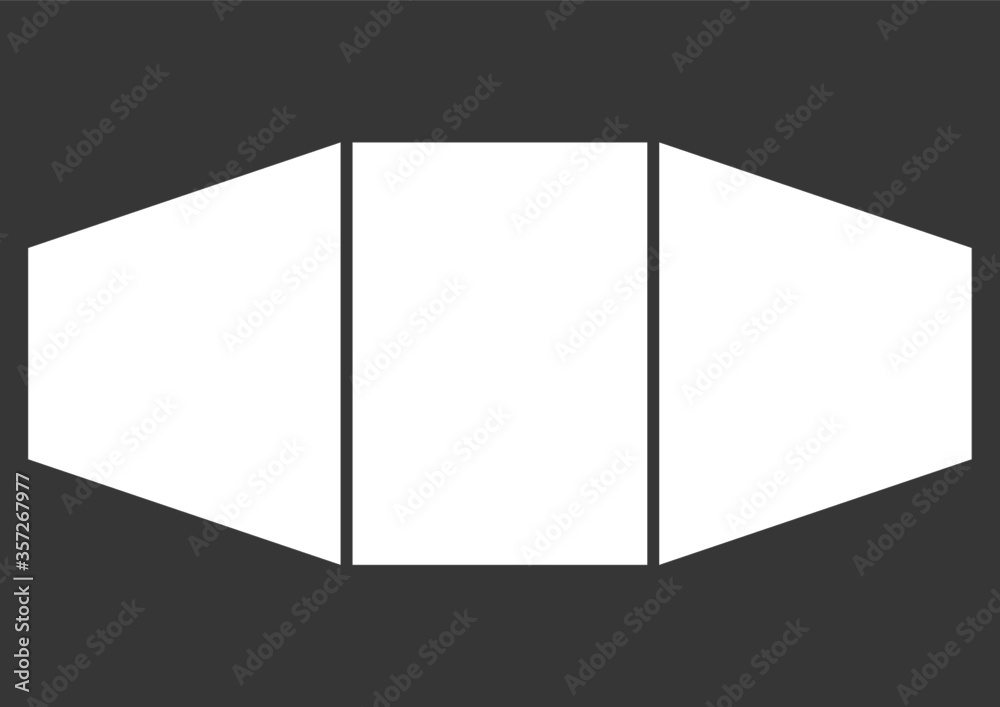 White template for text on a gray background. Poster. Advertising on ...