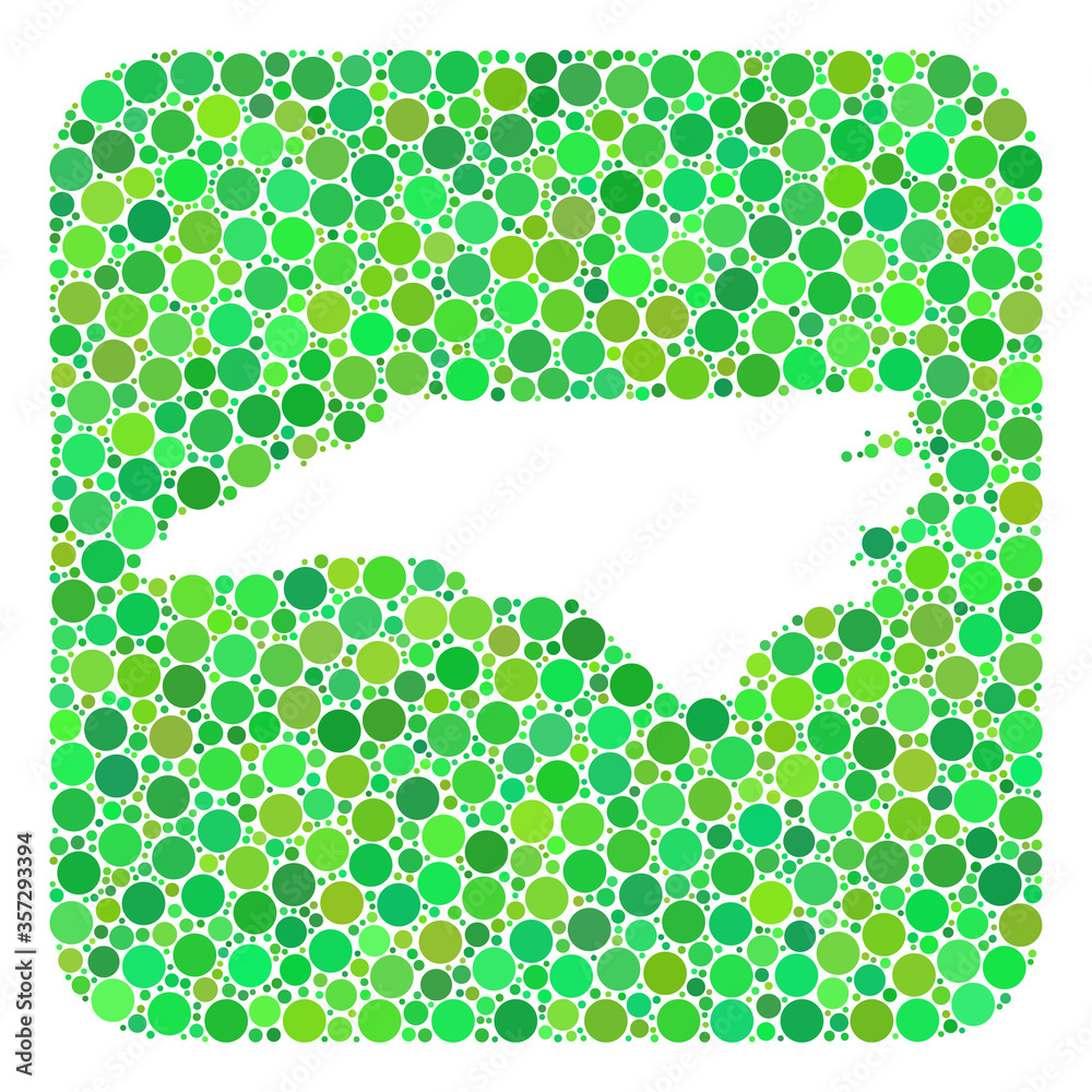 Map of North Carolina State collage created with rounded rectangle and ...