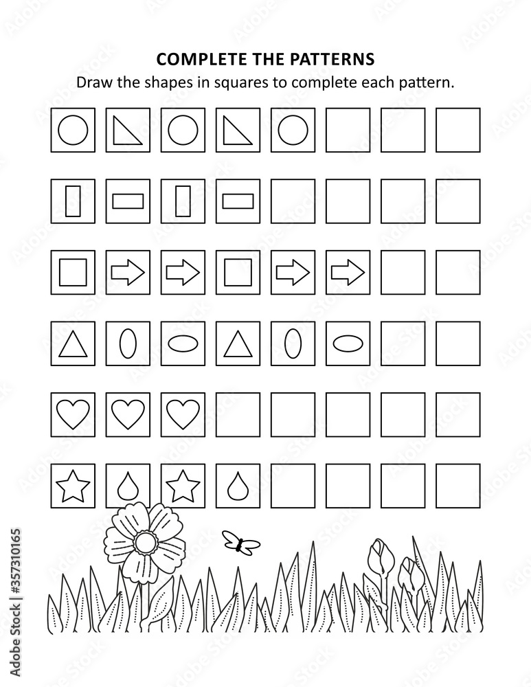 Educational math activity sheet and coloring page for kids to learn and ...