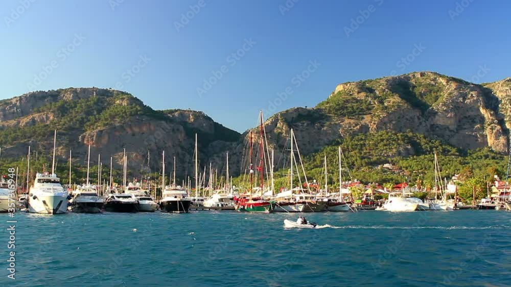 Gocek Marina, One of the most well known departure and arrival points ...
