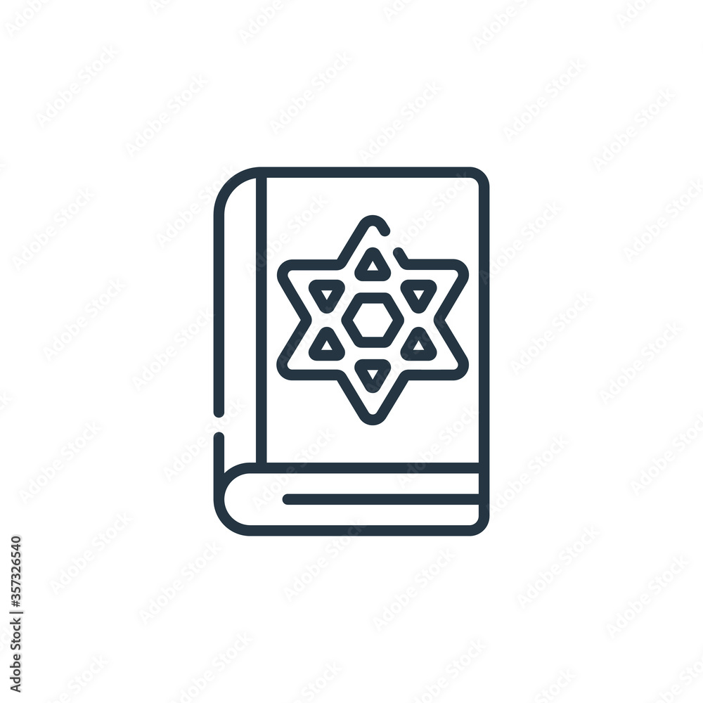 jewish vector icon. jewish editable stroke. jewish linear symbol for ...