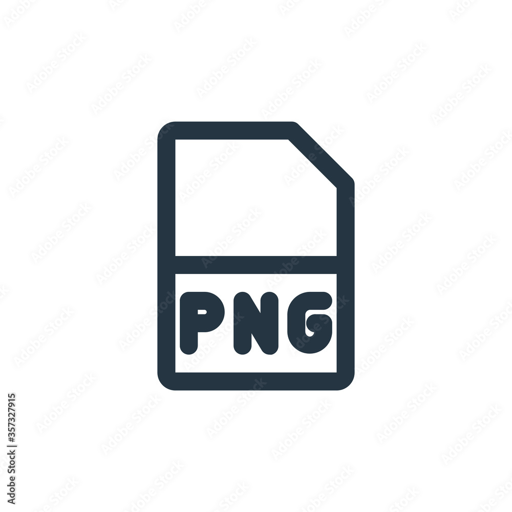 png vector icon. png editable stroke. png linear symbol for use on web ...