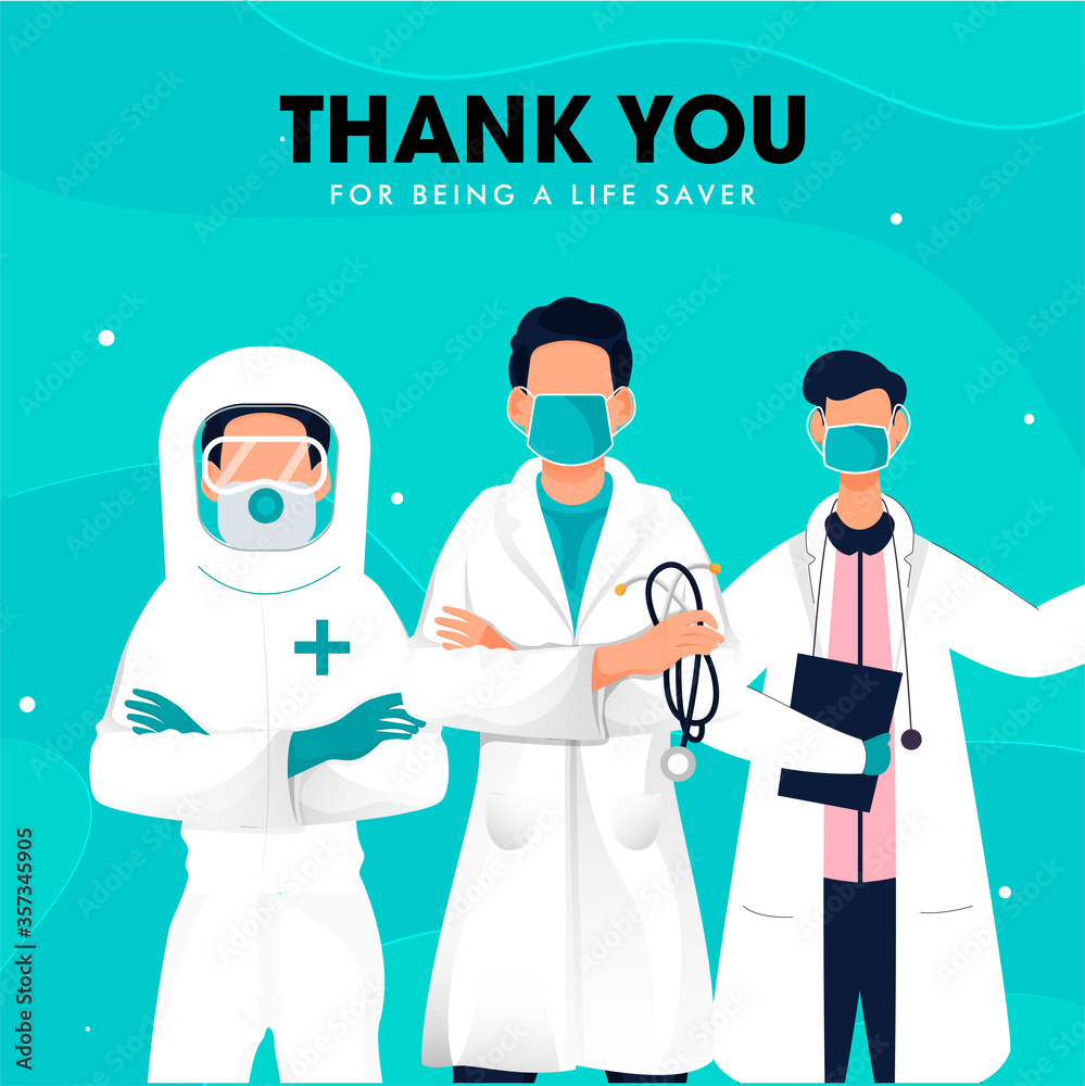 Thank You for Being a Lifesaver Medical Personnel Team for Fighting the ...