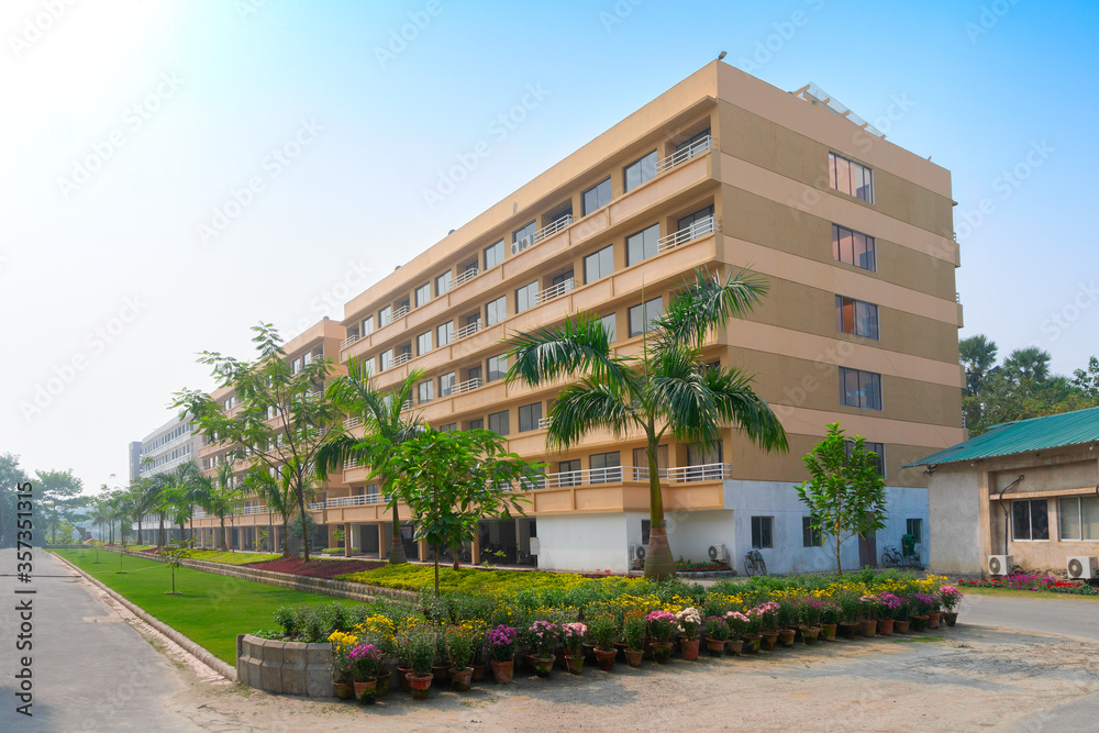 New residential buildings are being built at Rajarhat New Town area of ...