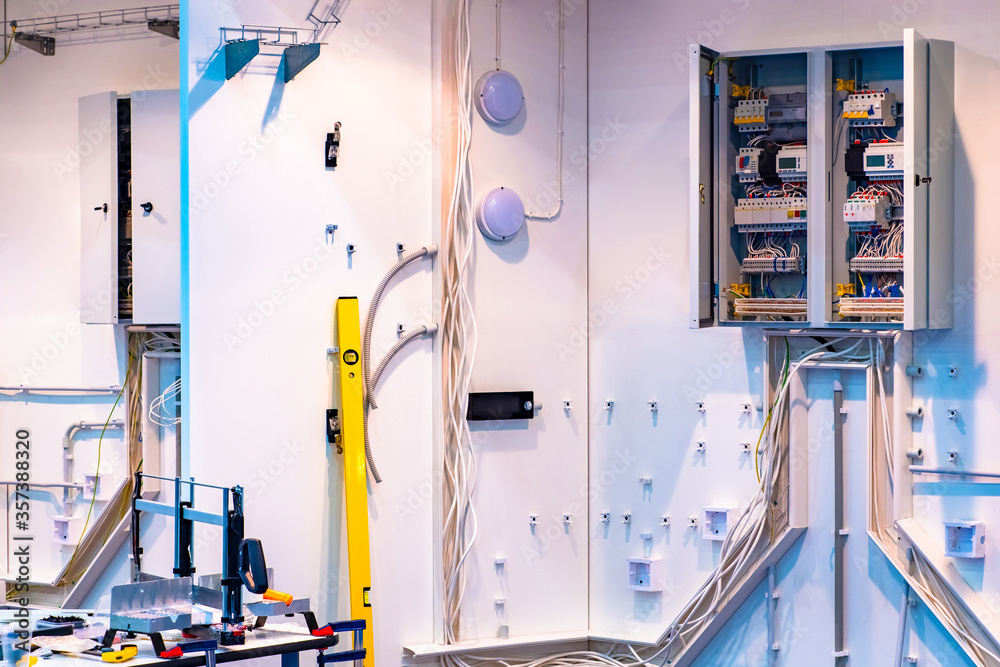 Installation of an electric Board and laying of wiring at the ...