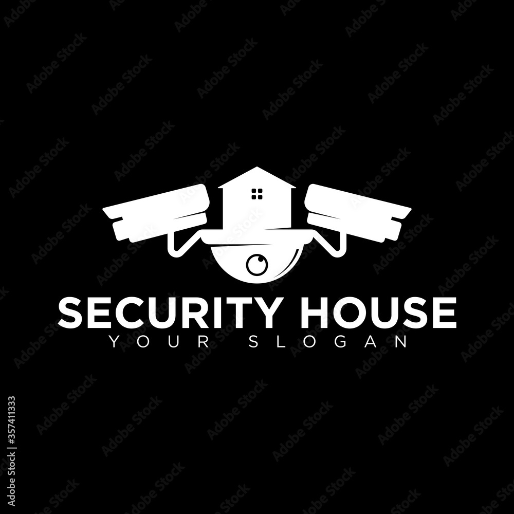 security camera logo design vector, cctv logo Stock Vector | Adobe Stock