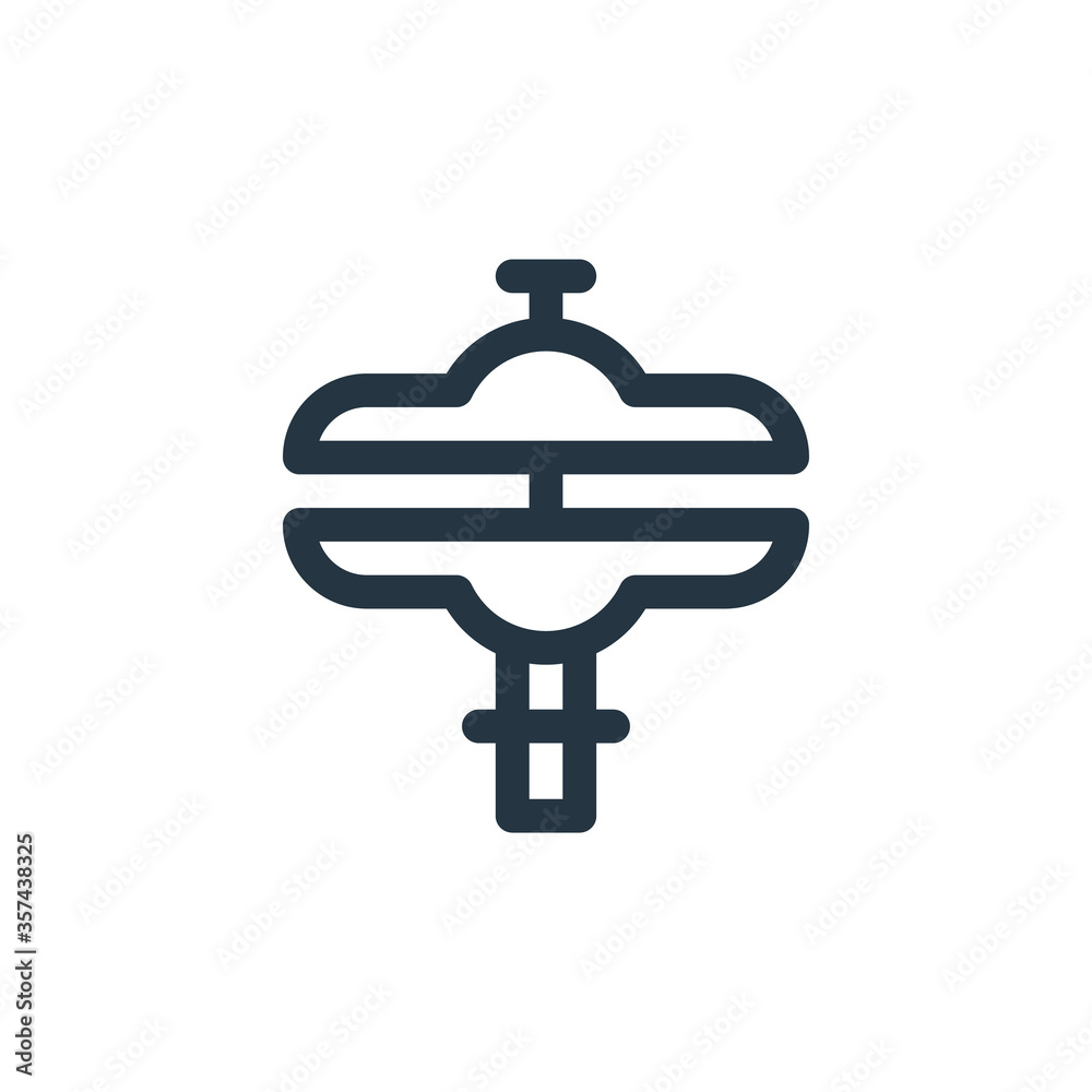 cymbal vector icon. cymbal editable stroke. cymbal linear symbol for ...