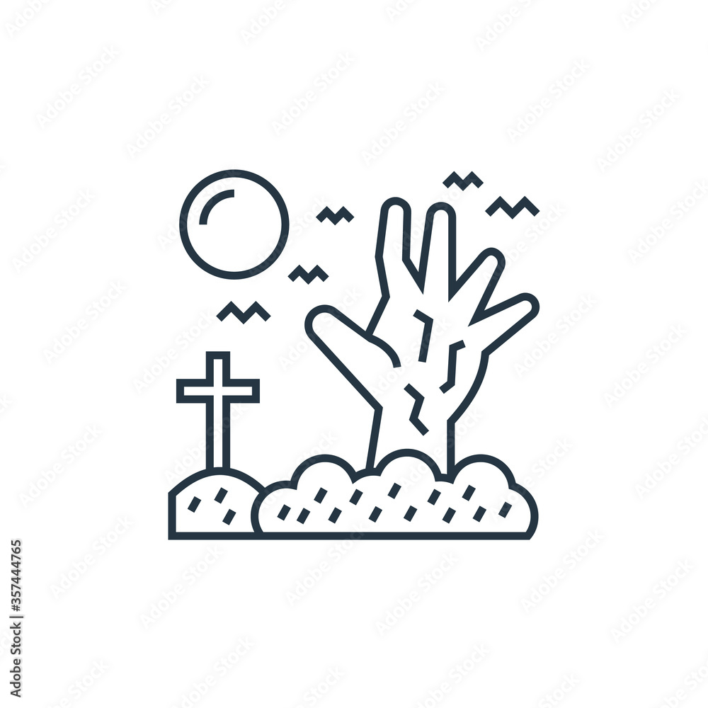 scary vector icon. scary editable stroke. scary linear symbol for use ...