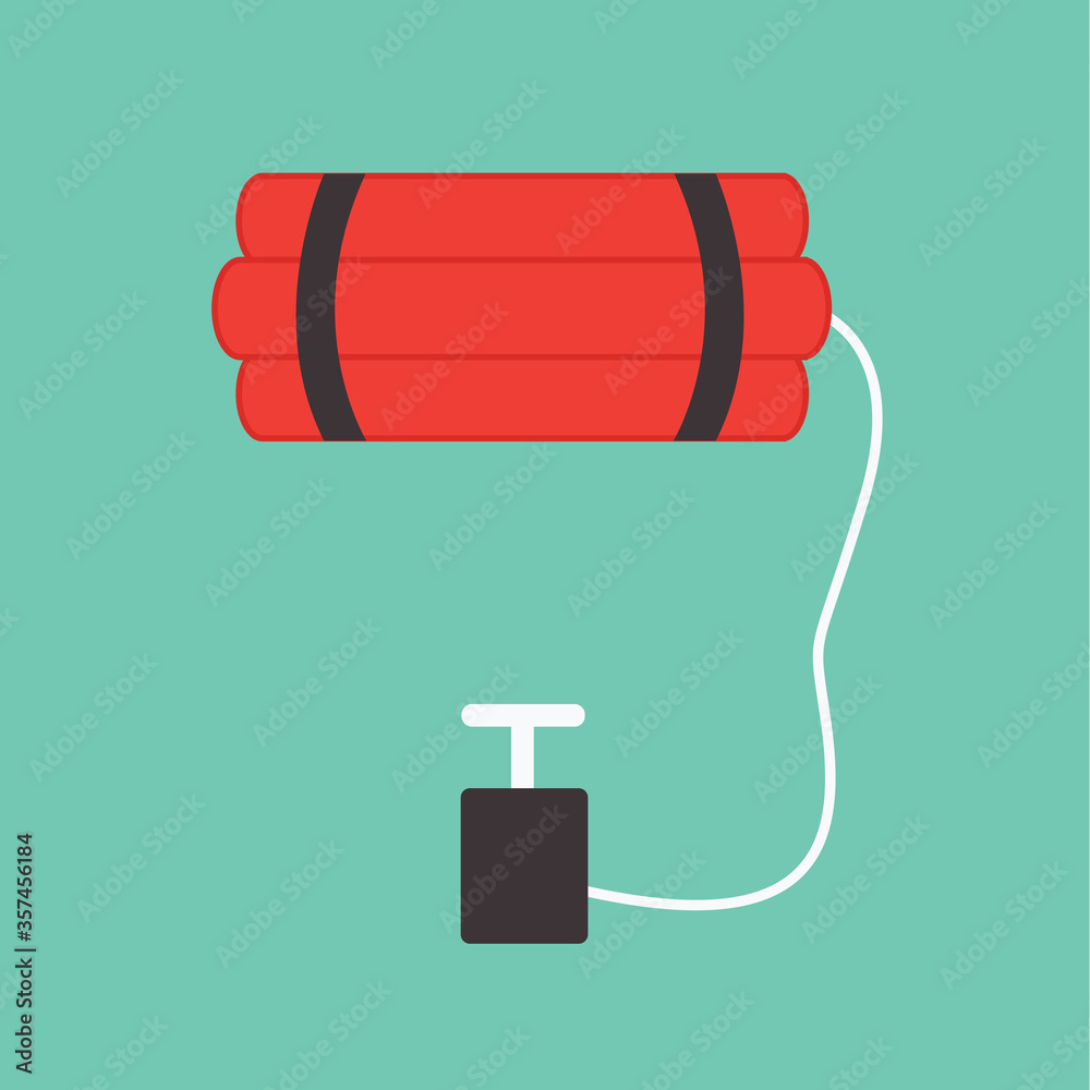 Dynamite Stick Exploding