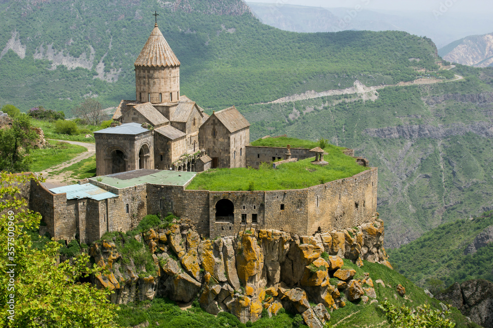Tatev Church in the Mountains Stock Photo | Adobe Stock