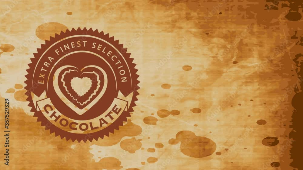 extra best option food mark with cocoa heart illustration internal ...