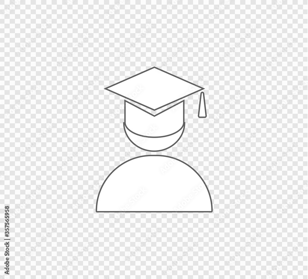 E-learning concept. distance learning icon on transparent background ...