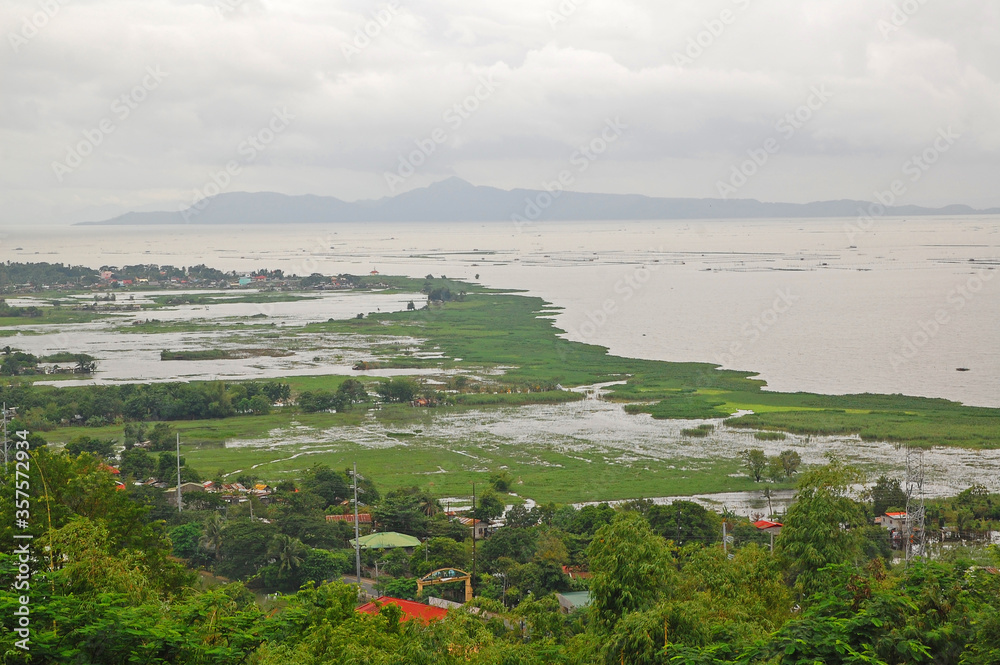 Overview of Rizal province in daytime in Baras, Rizal, Philippines ...