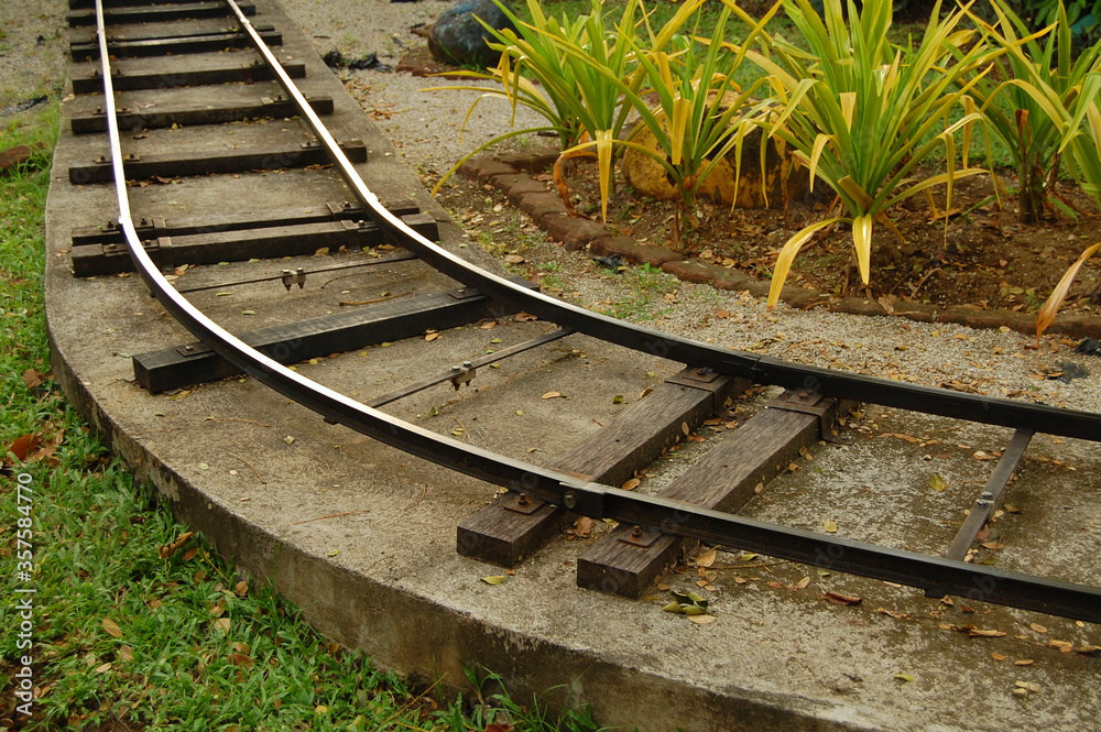 Enchanted Kingdom theme park train rail track in Santa Rosa, Laguna ...