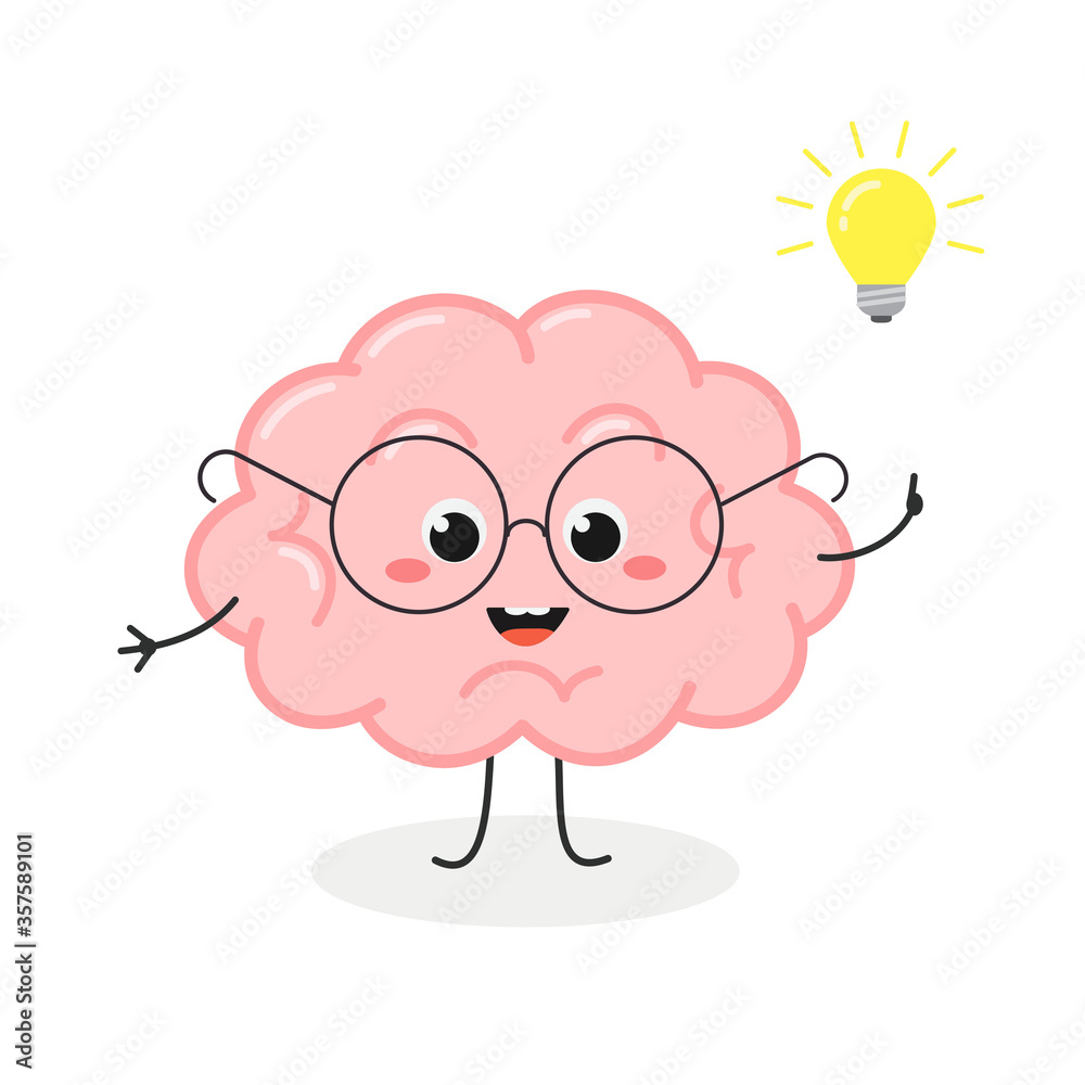 Cute Brain Clip Art