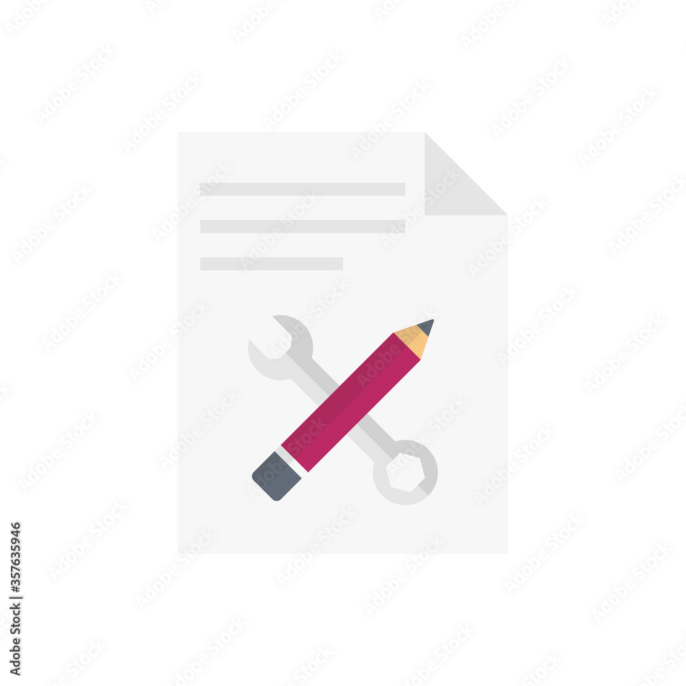document Stock Vector | Adobe Stock