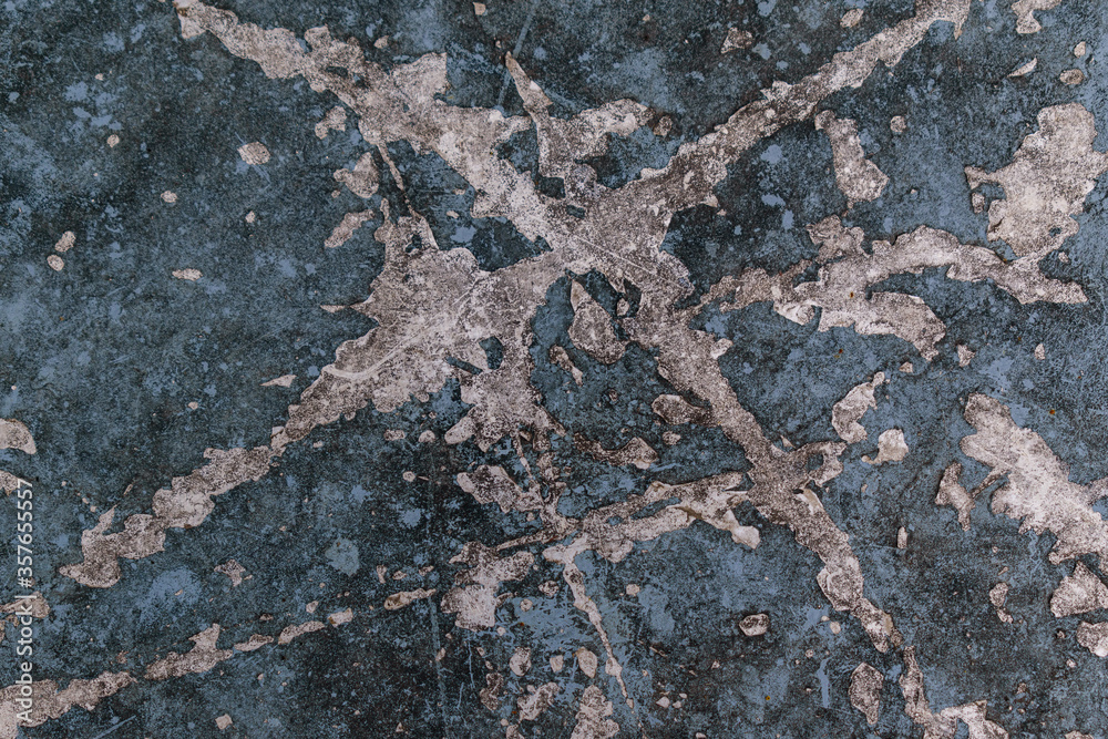 Wall with remains of old paint. Color - Light Slate Gray, Alto. Defects ...