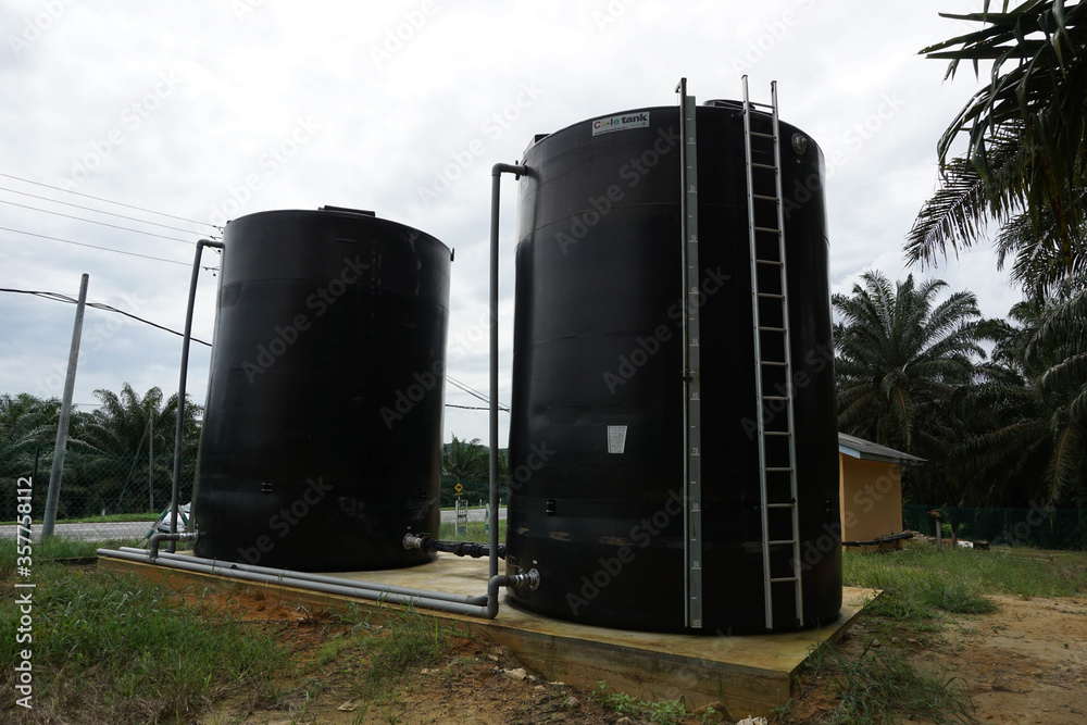 Ipoh, 1st Jan 2020: Black HDPE water tank for low capacity consumer ...