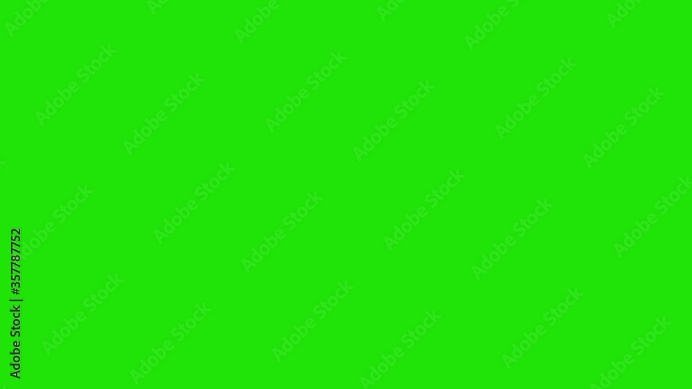 Kangaroo Jumps Green Screen Side 3D Rendering Animation Stock Video ...
