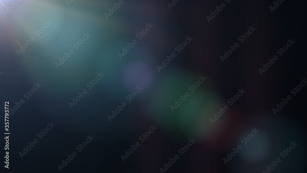 intense blue and mainly off screen lens flare overlay texture with ...