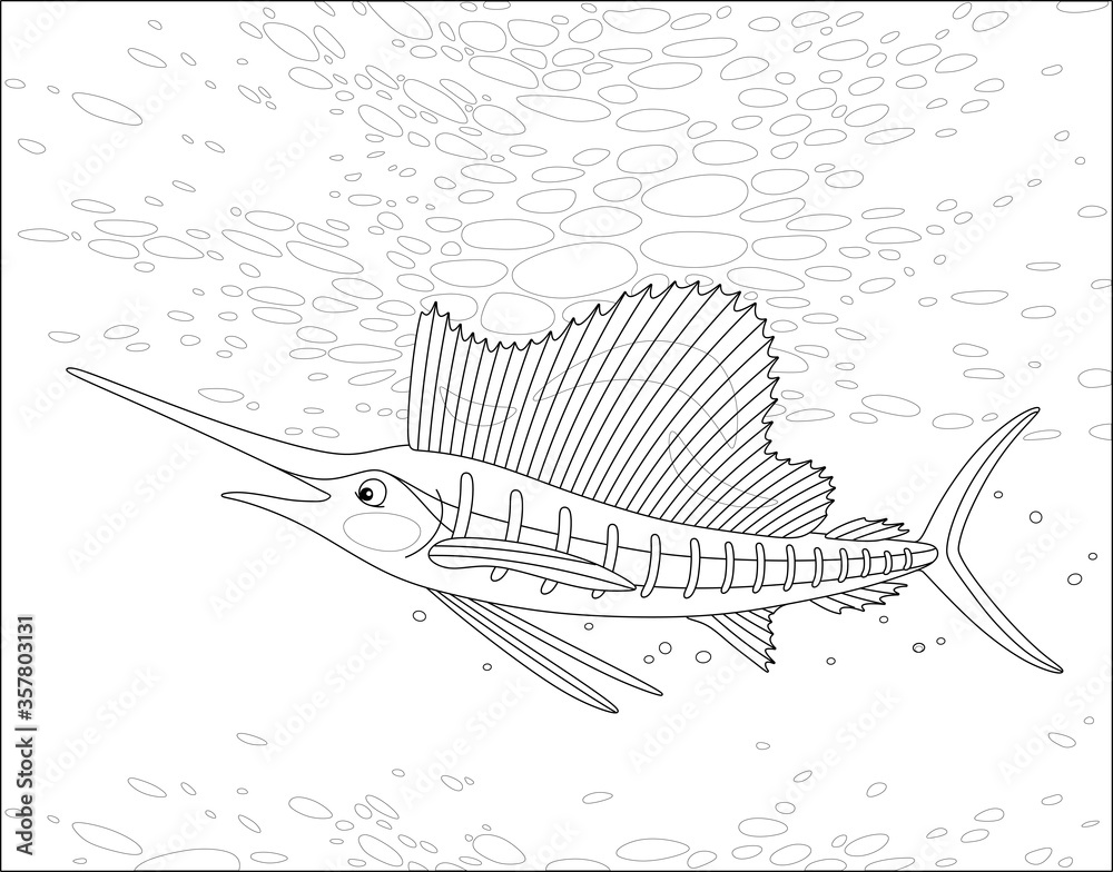Swordfish Coloring Pages