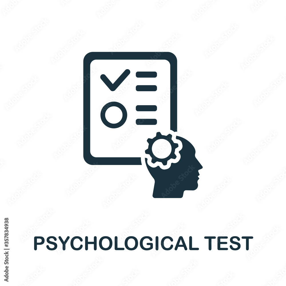 Psychological Test icon. Simple element from psychology collection ...