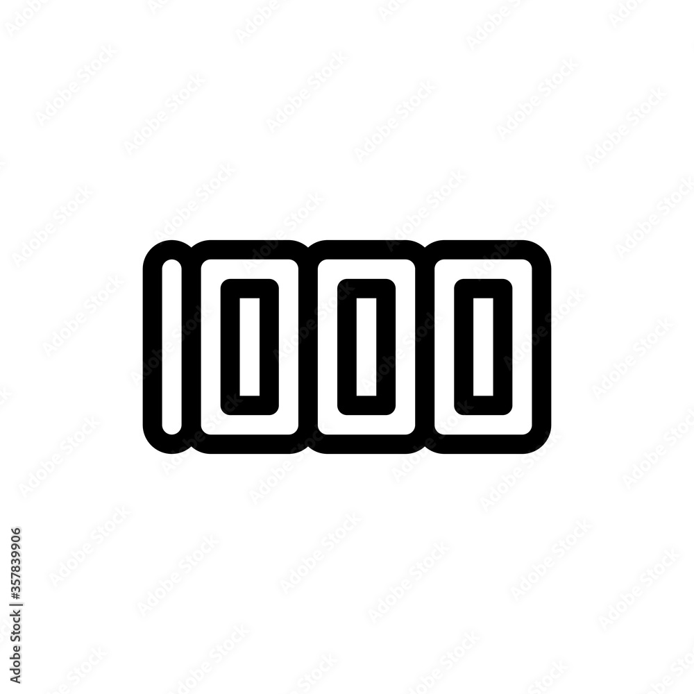 Number 1000 icon design on white background Stock Vector | Adobe Stock