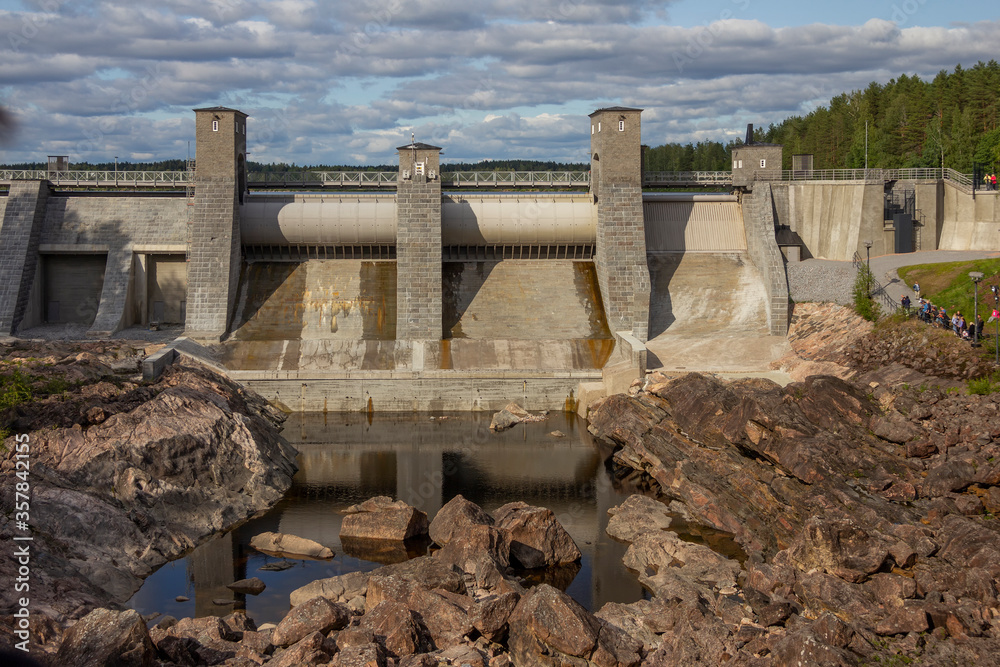 Fotografia do Stock: The Imatra Rapids (Imatrankoski) on the Vuoksa ...
