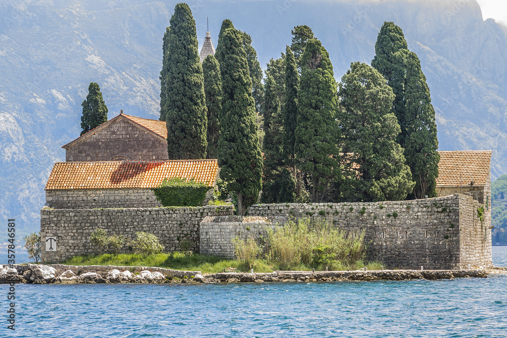 Benedictine monastery from the 12th century on George Island. George ...