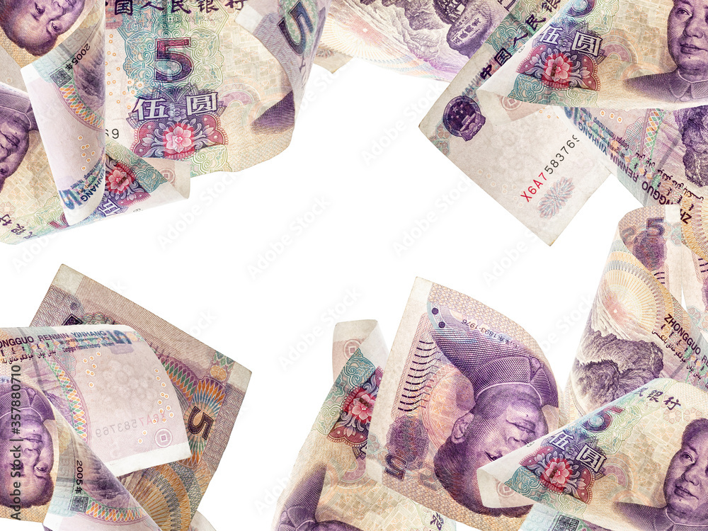 Yuan bill. Chairman Mao, Mao Zedong Chinese cash. renminbi money ...