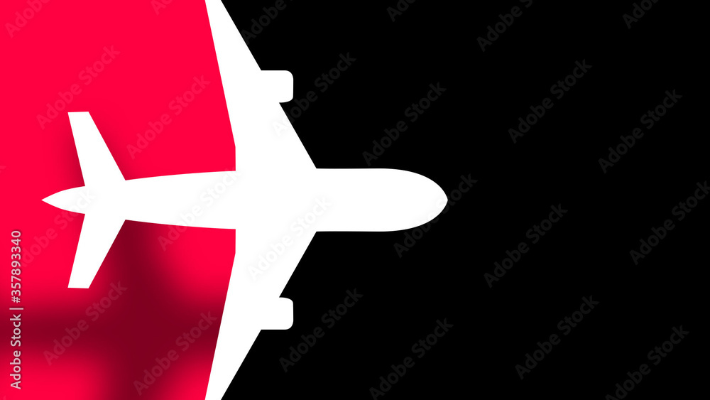 Airplane Travel Title Transition Stock Template | Adobe Stock