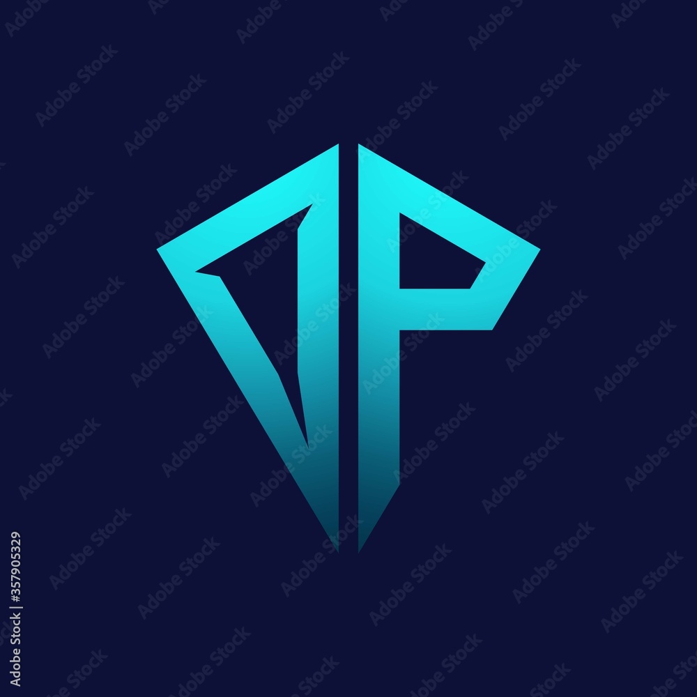 OP initial logo monogram designs modern templates Stock Vector | Adobe ...